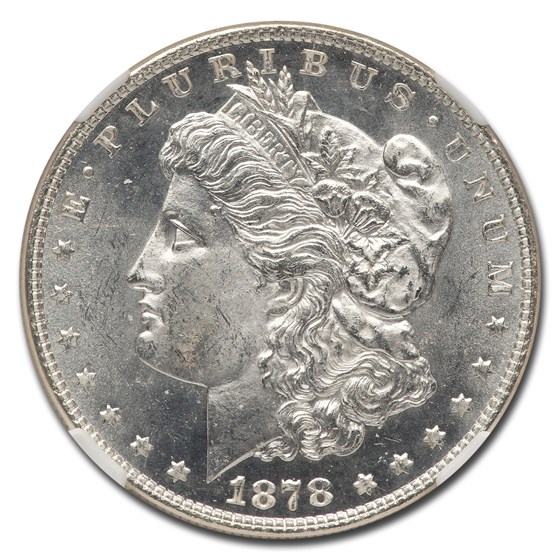 Buy 1878 Morgan Dollar 7 TF Rev of 78 MS-65 NGC | APMEX