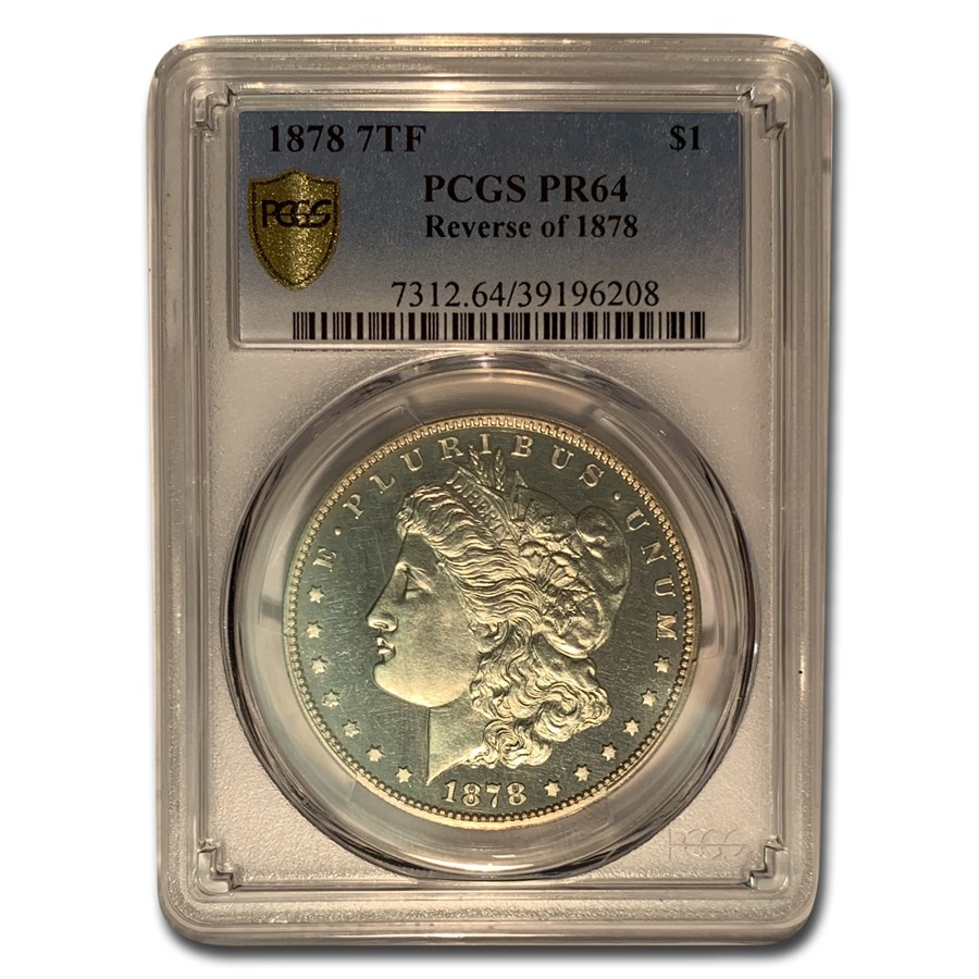 Buy 1878 Morgan Dollar 7 TF Rev of 78 PR-64 PCGS | APMEX