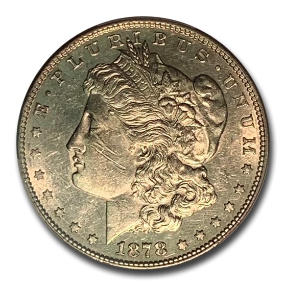 Buy 1878 Morgan Dollar 8 TF AU-50 PCGS (Vam-14.15 Lines in Hair) | APMEX