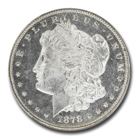 Buy 1878 Morgan Dollar 8 TF PL MS-64 PCGS (VAM-3 Spiked Eye) | APMEX