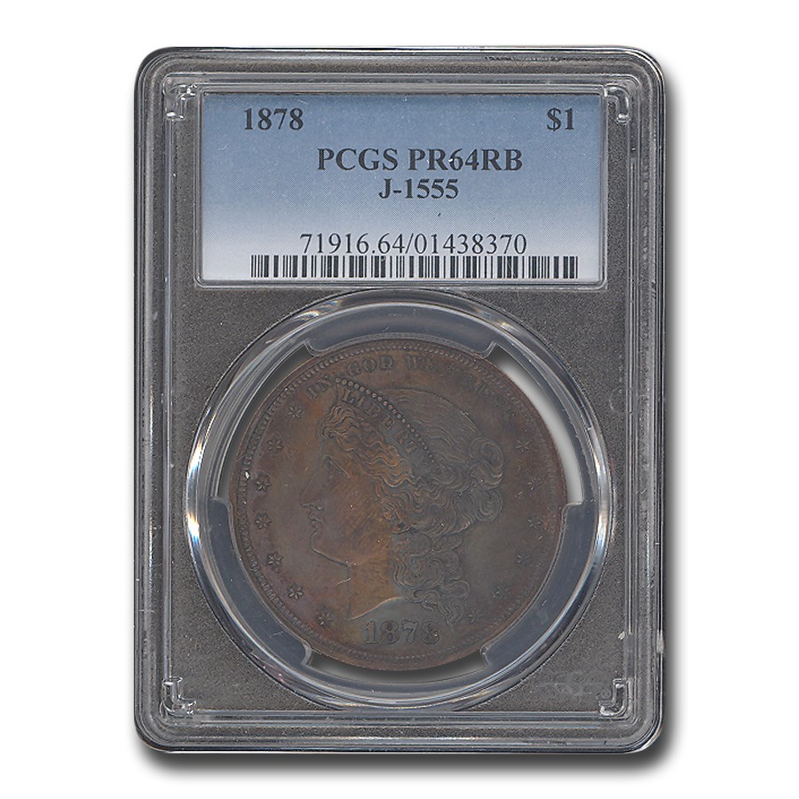 Buy 1878 Morgan Dollar Pattern PR-64 PCGS (RB, J-1555) | APMEX