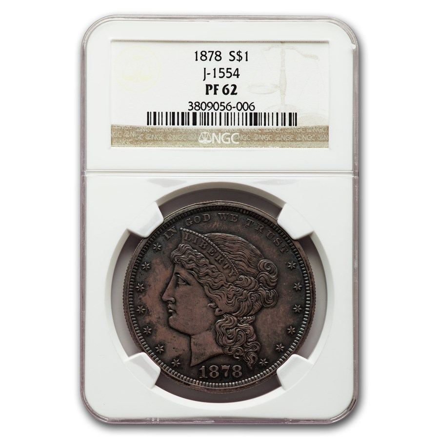 Buy 1878 Pattern Silver Dollar PF-62 NGC (J-1554) | APMEX