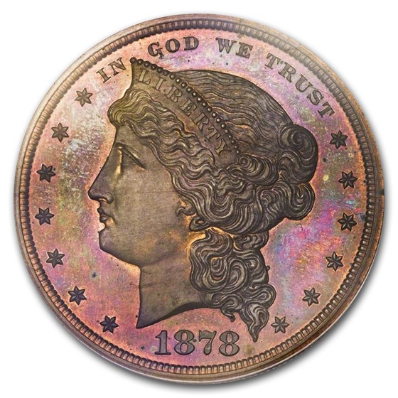Buy 1878 Pattern Silver Dollar PR-64 PCGS (Brown, J-1554b) | APMEX