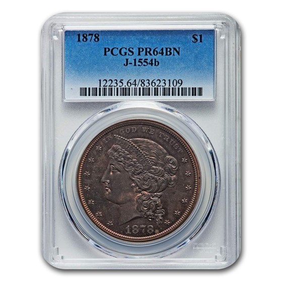 Buy 1878 Pattern Silver Dollar PR-64 PCGS (Brown, J-1554b) | APMEX