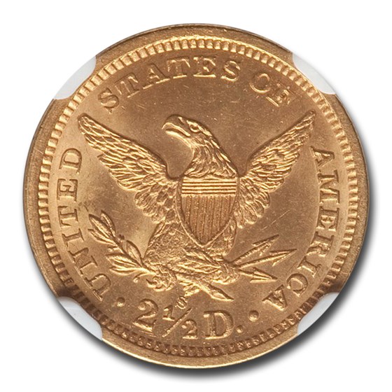 Buy 1878-S $2.50 Liberty Gold Quarter Eagle MS-65+ NGC | APMEX