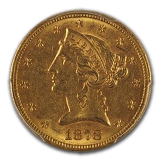 Buy 1878-S $5 Liberty Gold Half Eagle MS-61 PCGS | APMEX