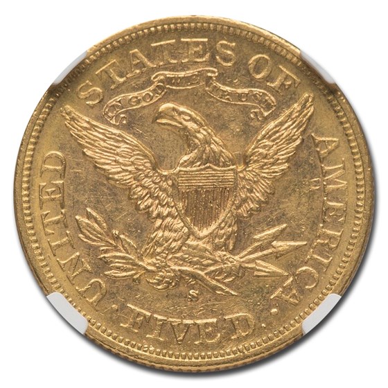 Buy 1878-S $5 Liberty Gold Half Eagle MS-62 NGC | APMEX