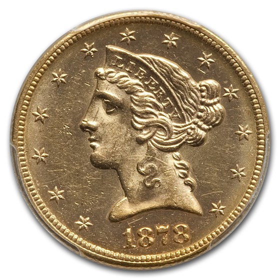 Buy 1878-S $5 Liberty Gold Half Eagle MS-62 PCGS | APMEX