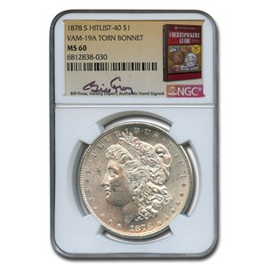 Buy 1878-S Morgan Dollar MS-60 NGC (Torn Bonnet) | APMEX