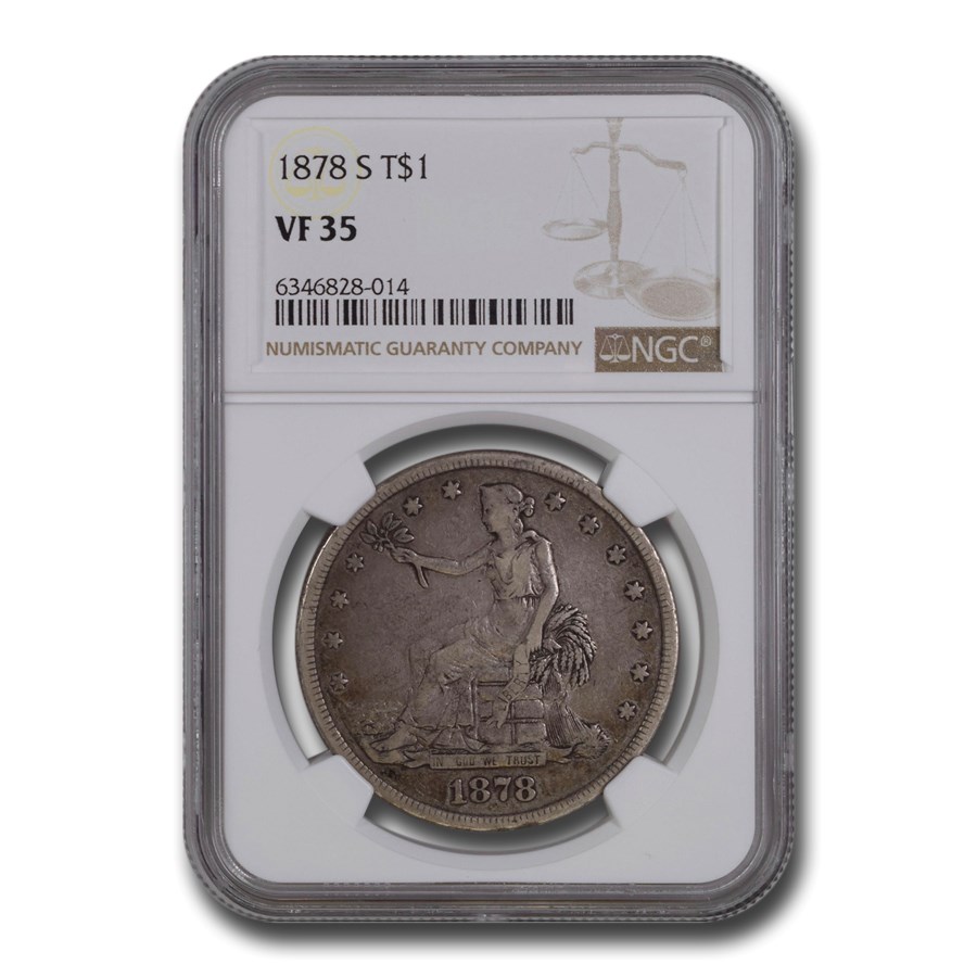 Buy 1878-S Trade Dollar VF-35 NGC | APMEX