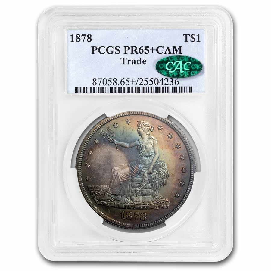 Buy 1878 Trade Dollar PR-65+ Cameo CAC | APMEX