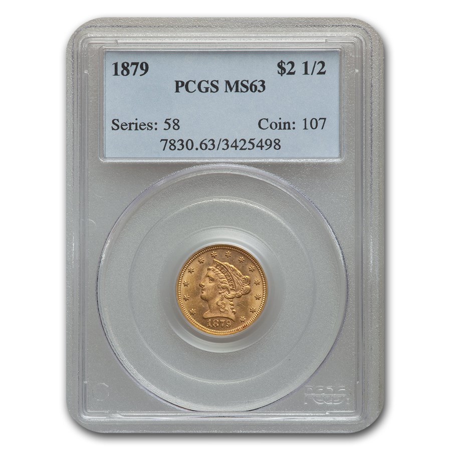 Buy 1879 $2.50 Liberty Gold Quarter Eagle MS-63 PCGS | APMEX
