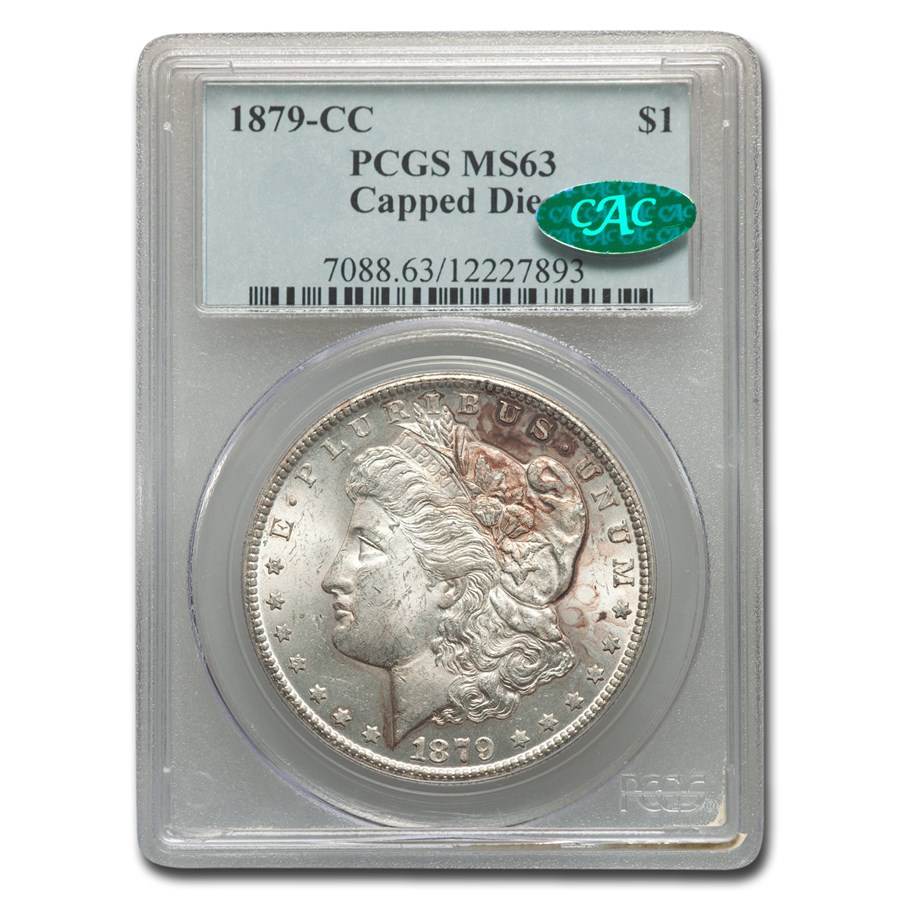 Buy 1879-CC Morgan Dollar MS-63 PCGS CAC (Capped Die) | APMEX