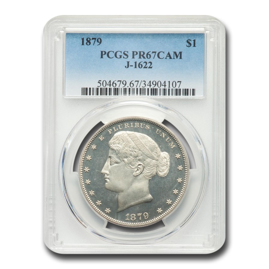 Buy 1879 Goloid Metric Dollar Pattern PR-67 Cameo | APMEX
