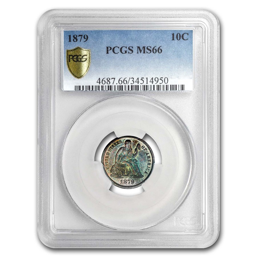 Buy 1879 Liberty Seated Dime MS-66 PCGS | APMEX