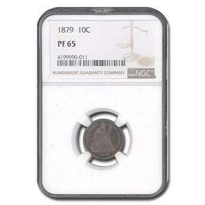 1879 Liberty Seated Dime PF-65 NGC