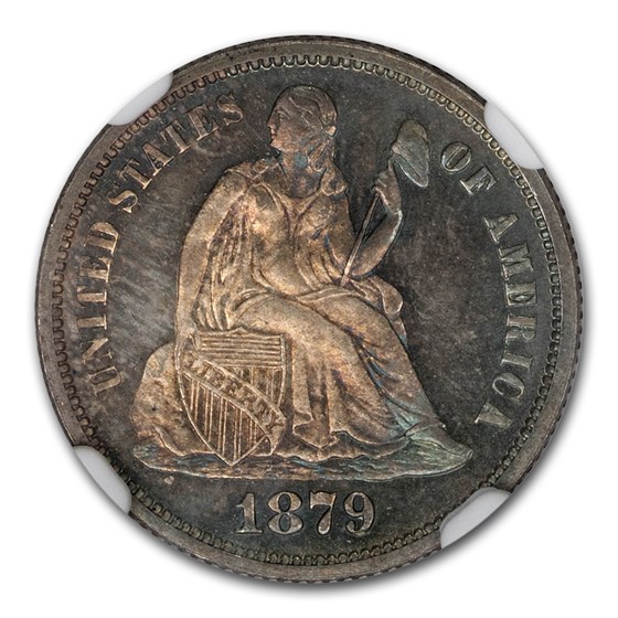 Buy 1879 Liberty Seated Dime PF-67 NGC | APMEX