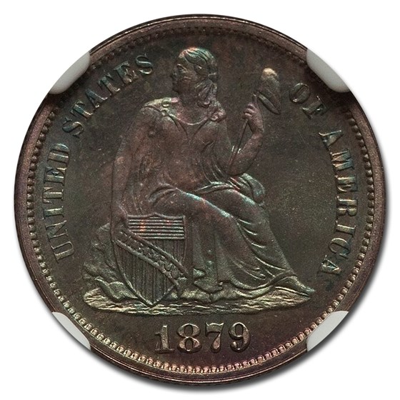 Buy 1879 Liberty Seated Dime PF-68 NGC | APMEX