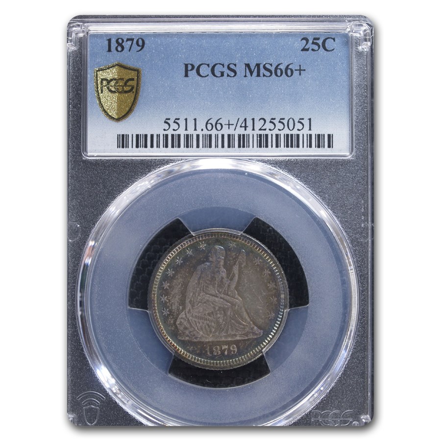 Buy 1879 Liberty Seated Quarter MS-66+ PCGS | APMEX