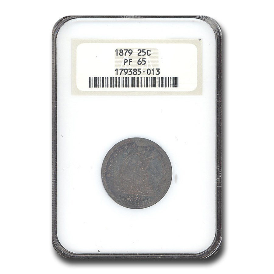 Buy 1879 Liberty Seated Quarter PF-65 NGC | APMEX