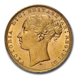 1879-M Australia Gold Sovereign Victoria MS-63 NGC
