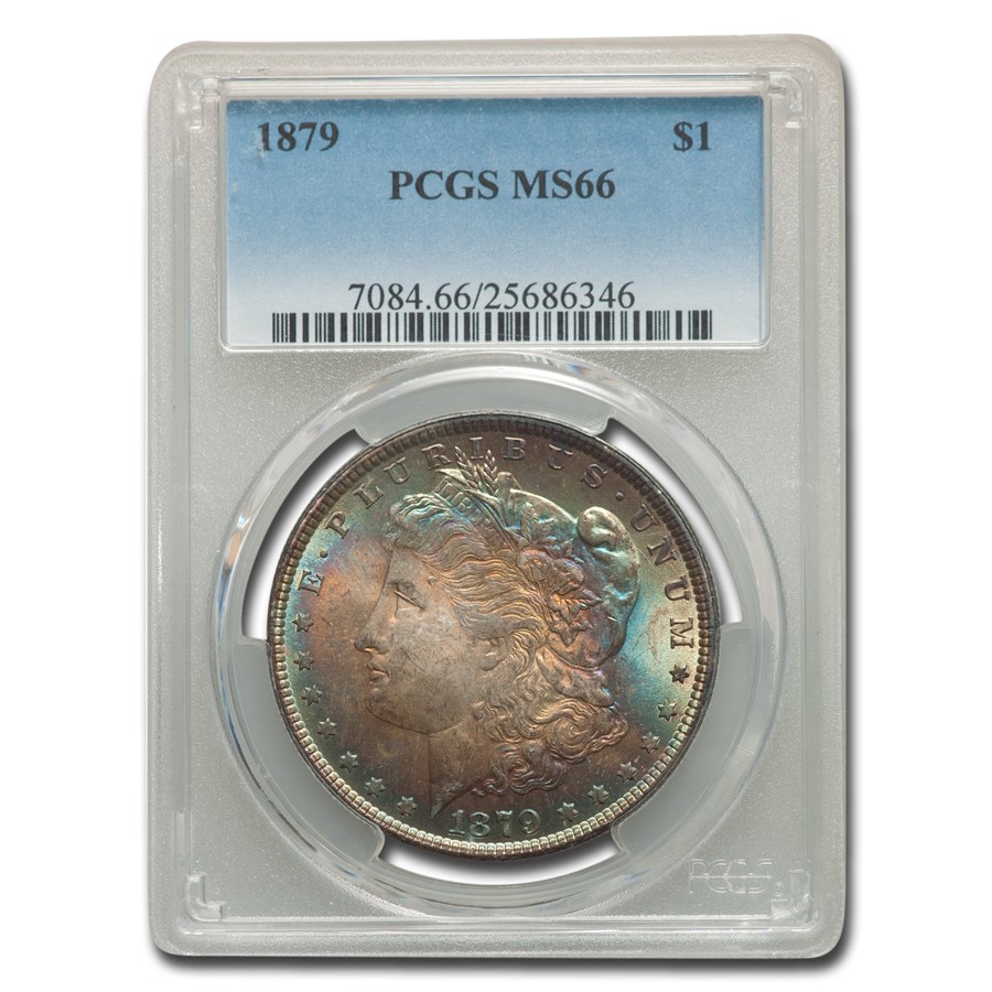 Buy 1879 Morgan Dollar MS-66 PCGS (Beautifully Toned) | APMEX