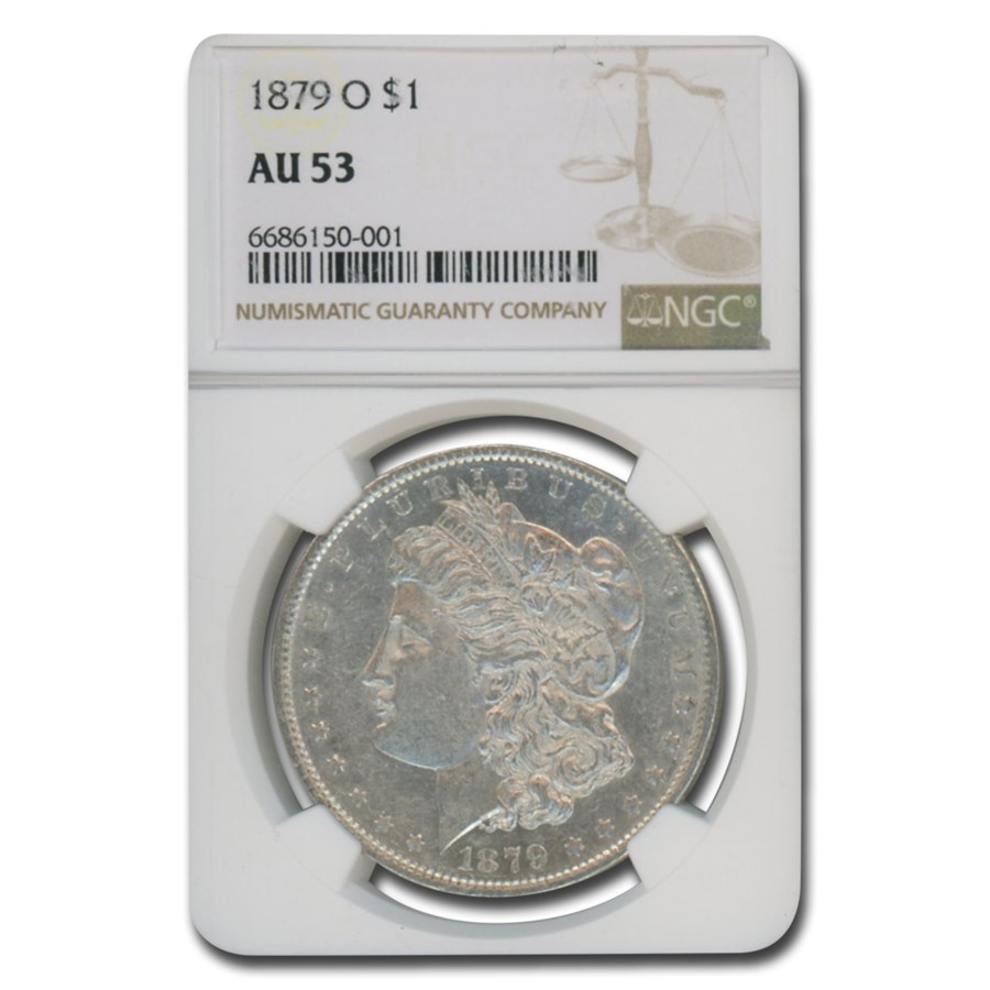 1879-O Morgan Dollar AU-53 NGC
