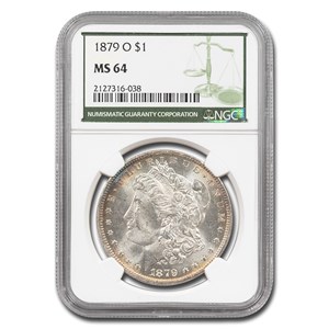 Buy 1879-O Morgan Dollar MS-64 NGC (Green Label) | APMEX