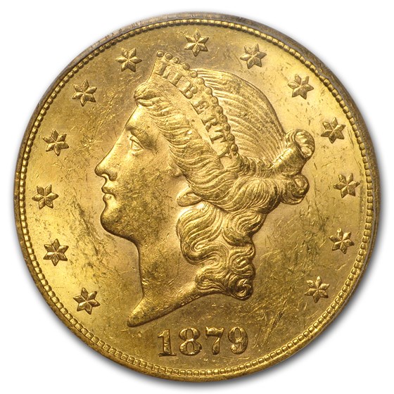 Buy 1879-S $20 Liberty Gold Double Eagle MS-61 PCGS (CAC) | APMEX
