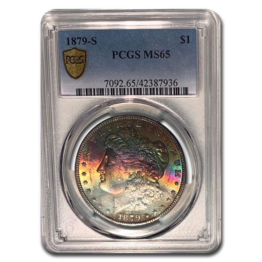 Buy 1879-S Morgan Dollar MS-65 PCGS (Beautifully Toned) | APMEX