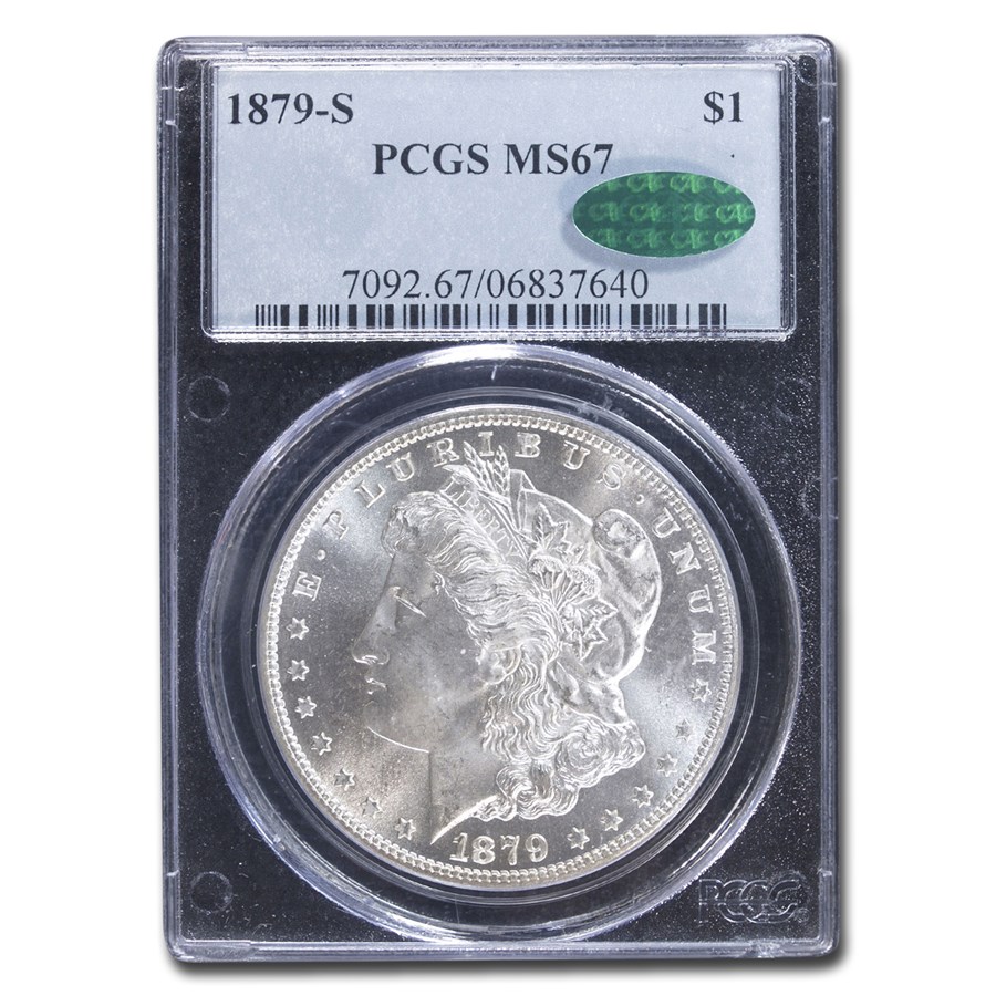 Buy 1879-S Morgan Dollar MS-67 PCGS (CAC) | APMEX