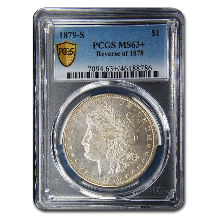 Buy 1879-S Morgan Dollar Rev of 78 MS-63+ PCGS | APMEX