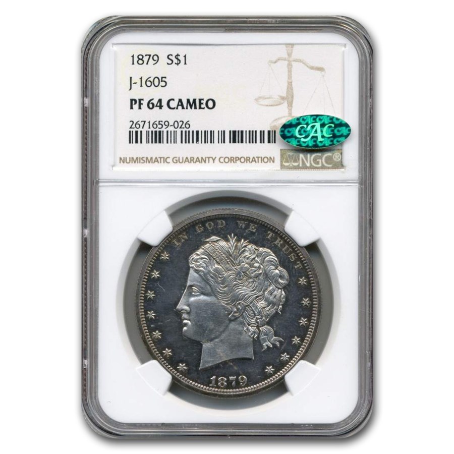 Buy 1879 Washlady Silver Dollar Pattern PF-64 Cameo CAC NGC | APMEX
