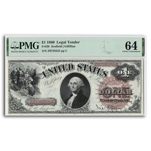 Buy 1880 $1.00 Legal Tender CU-64 PMG (Fr#28) | APMEX