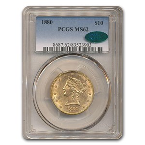 Buy 1880 $10 Liberty Gold Eagle MS-62 PCGS CAC | APMEX