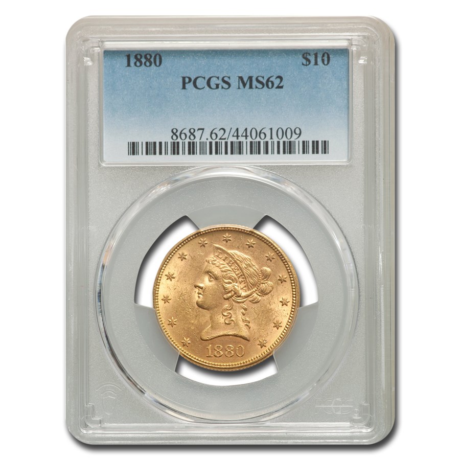 Buy 1880 $10 Liberty Gold Eagle MS-62 PCGS | APMEX