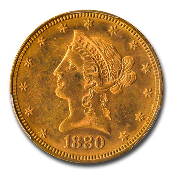 Buy 1880 $10 Liberty Gold Eagle MS-63 PCGS | APMEX