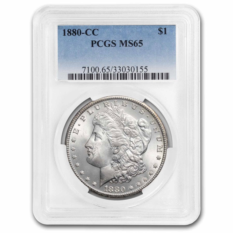 Buy 1880-CC Morgan Silver Dollar MS-65 PCGS | APMEX
