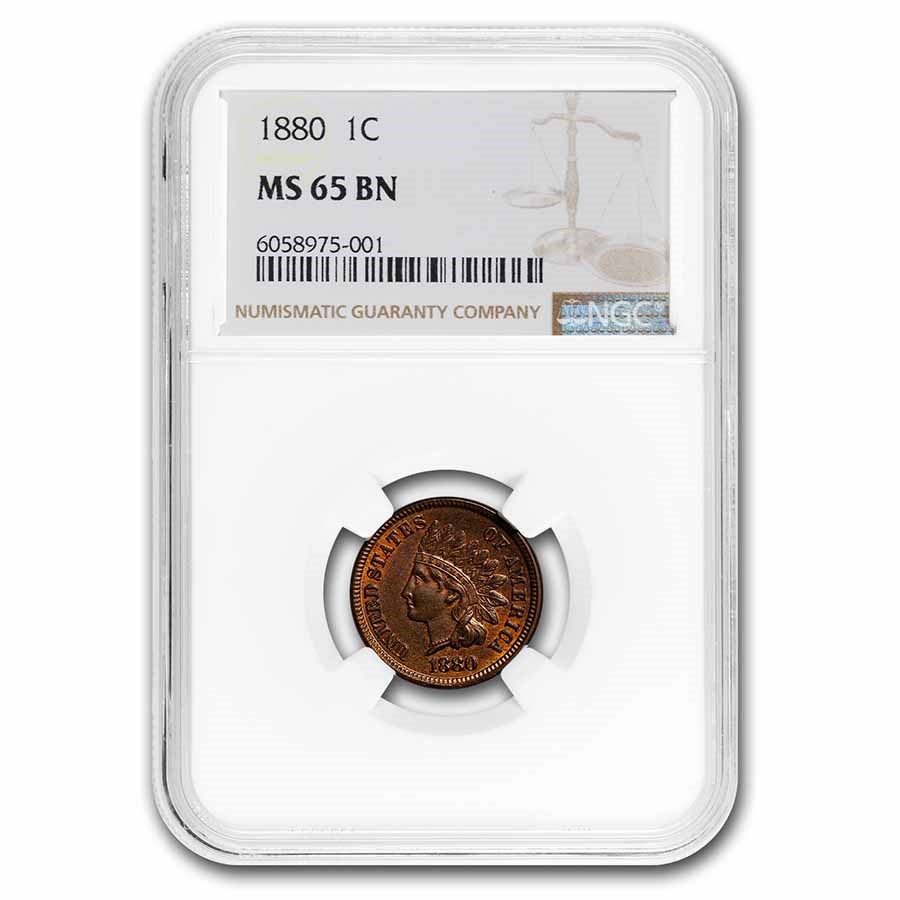 Buy 1880 Indian Head Cent MS-65 NGC (Brown) | APMEX