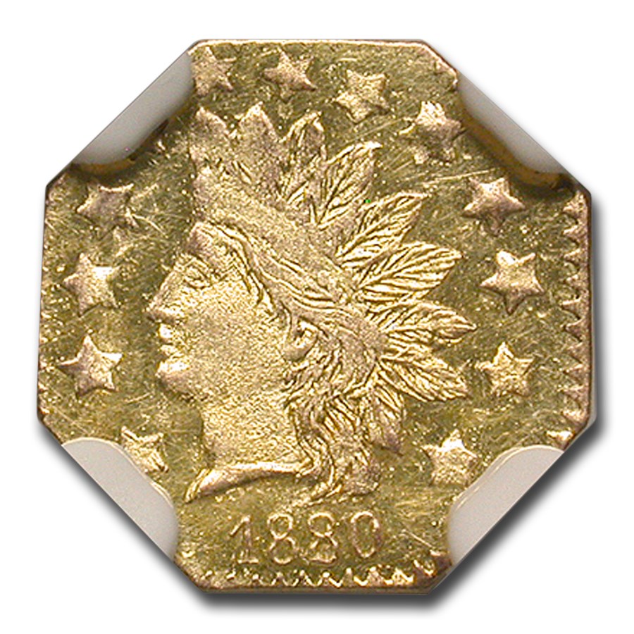 Buy 1880 Indian Octagonal 50 Cent Gold MS-63 PL NGC (BG-954) | APMEX