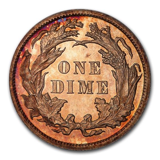 Buy 1880 Liberty Seated Dime PR-64 PCGS | APMEX