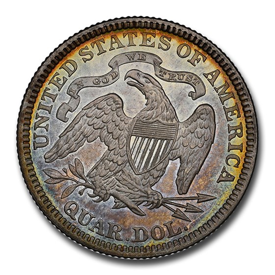 Buy 1880 Liberty Seated Quarter PF-66 Cameo NGC | APMEX