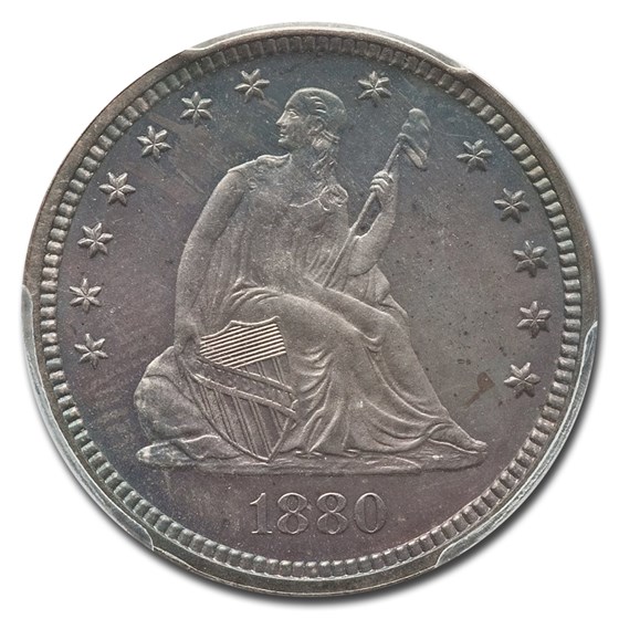 Buy 1880 Liberty Seated Quarter PR-67 PCGS | APMEX