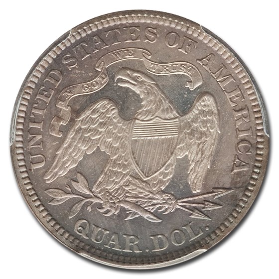 Buy 1880 Liberty Seated Quarter PR-67 PCGS | APMEX