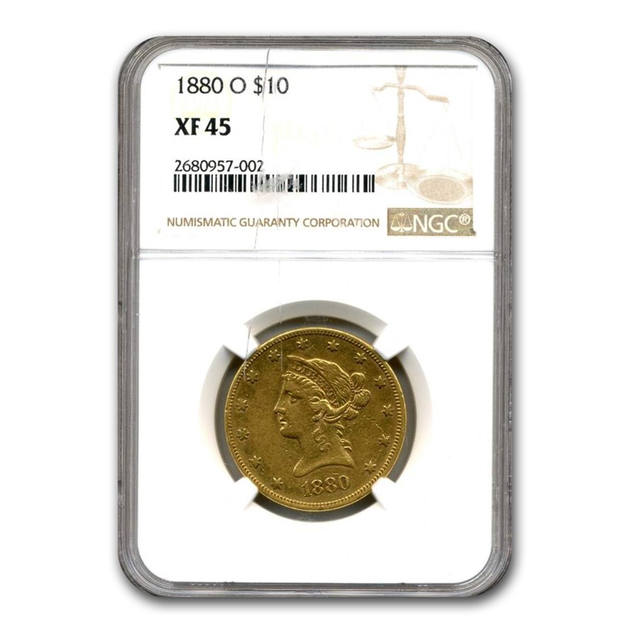 Buy 1880-O $10 Liberty Gold Eagle XF-45 NGC | APMEX