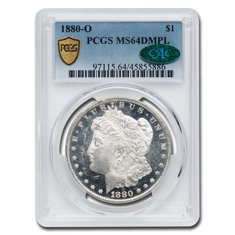 Buy 1880-O Morgan Dollar DMPL MS-64 PCGS CAC | APMEX