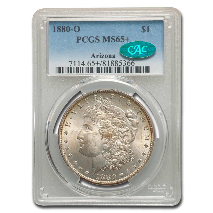Buy 1880-O Morgan Dollar MS-65+ PCGS CAC | APMEX
