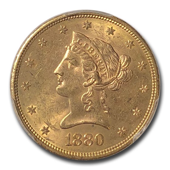 Buy 1880-S $10 Liberty Gold Eagle MS-63 PCGS CAC | APMEX