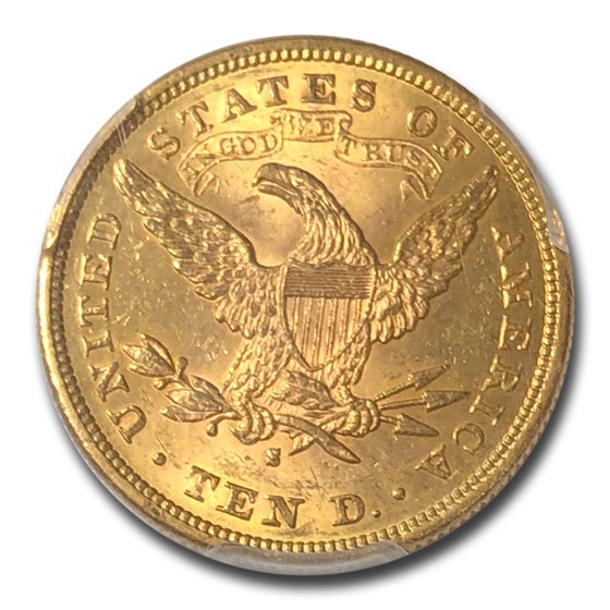 Buy 1880-S $10 Liberty Gold Eagle MS-63 PCGS CAC | APMEX