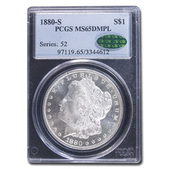 Buy 1880-S Morgan Dollar MS-65 DMPL PCGS CAC | APMEX